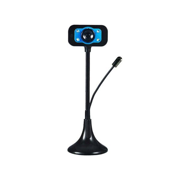 Flexible USB Webcam 4 LED Lights Automatic Color Correction Drive-Free ...
