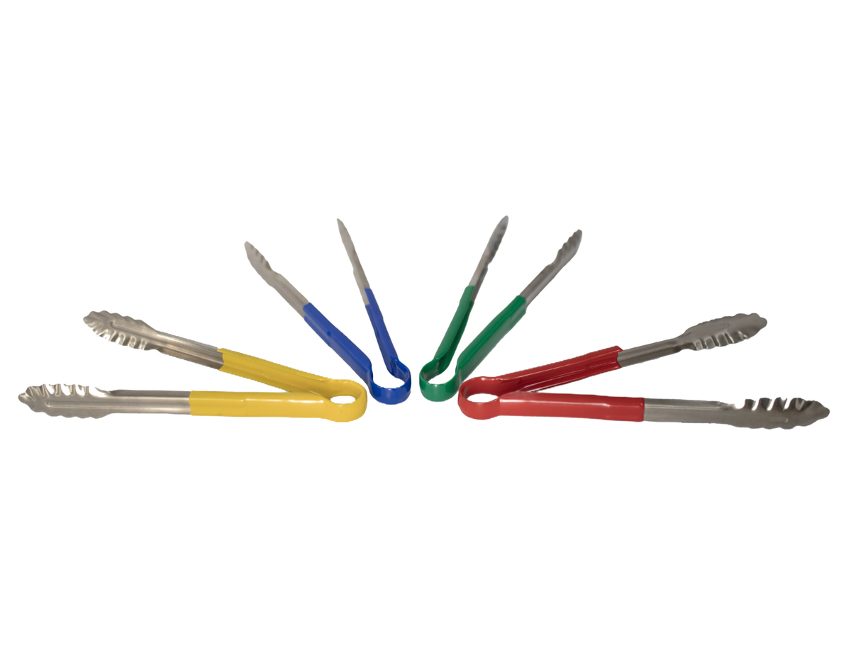 Tong 30cm Stainless Steel With Colour Coded Handles ,Set of 4 | Shop ...