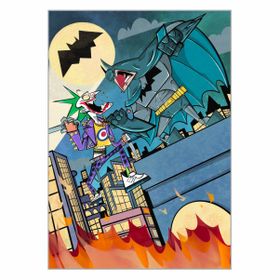 Batman And Joker Building Poster - A1 | Shop Today. Get it Tomorrow ...