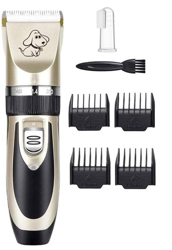 Pets Hair Trimmer Clipper Rechargeable with Toothbrush | Shop Today ...
