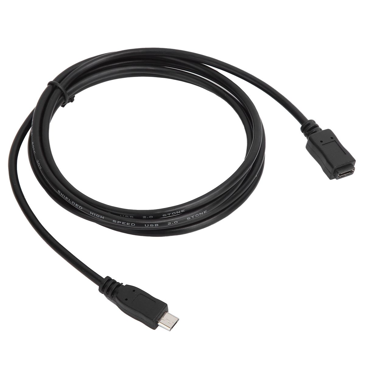Micro USB 2.0 Male - to - Female Extension Cable compatible Phone ...