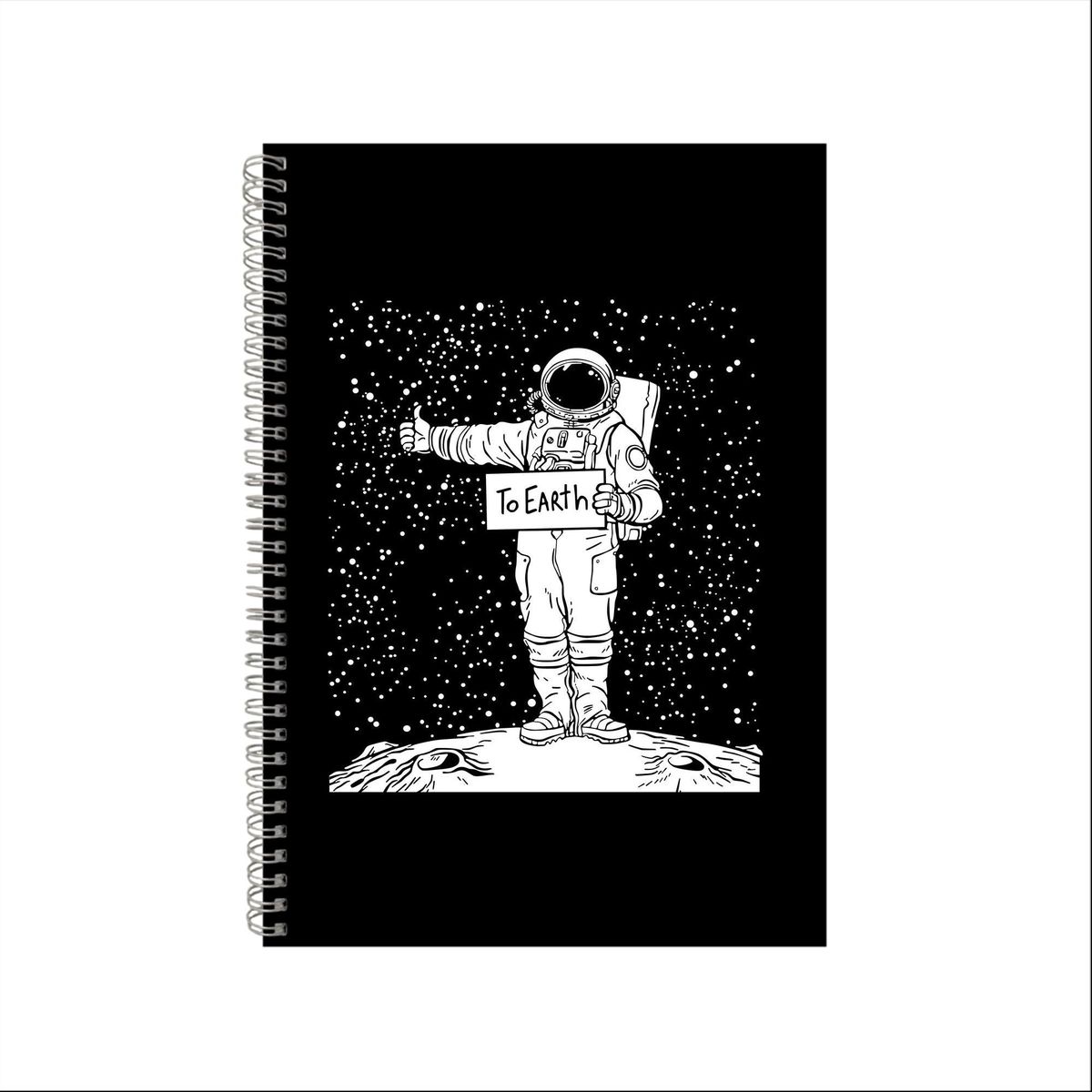 Astronaut in Spce Notebook Gift Idea A4 Notepad Pad 24 | Shop Today ...
