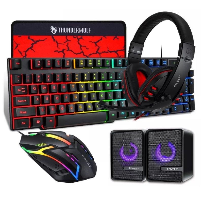 T-Wolf 5 in 1 Gaming Combo | Shop Today. Get it Tomorrow! | takealot.com