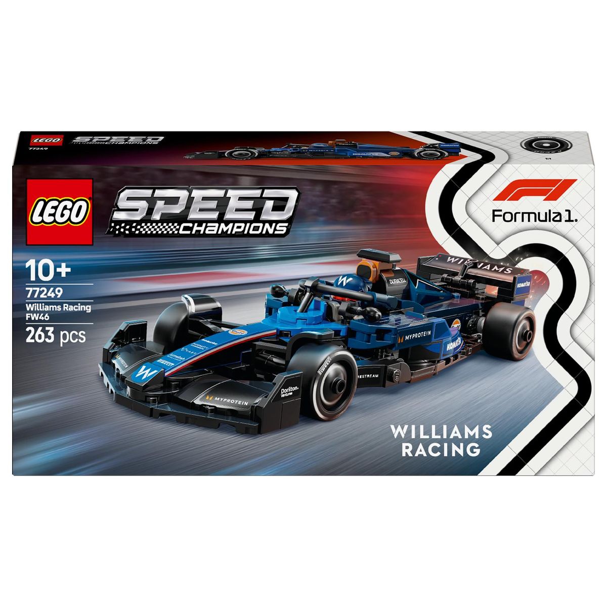 LEGO® Speed Champions Williams Racing FW46 F1® Race Car Vehicle Set ...