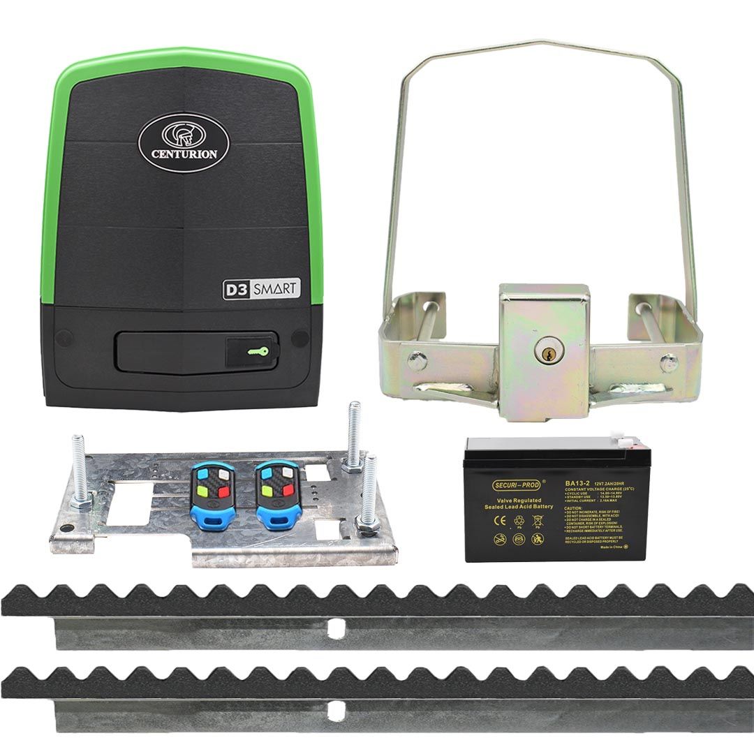 Centurion D3 SMART Kit with Angle Nylon Rack and Anti-Theft Bracket ...