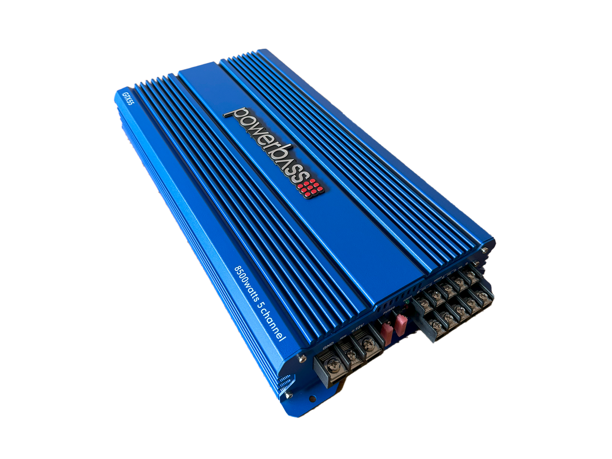 Powerbass GTX 55 8500 Watts 5 Channel Competition Grade Car Amplifier ...