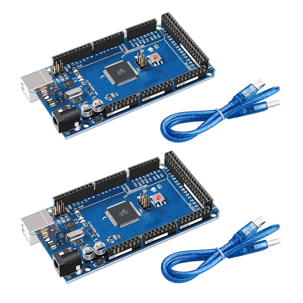 Robotico Arduino Mega R3 Board Atmega 2560 Usb Cable 2 Pieces