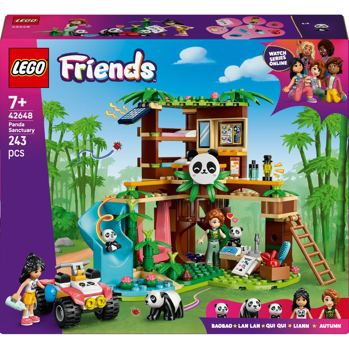 LEGO® Friends Panda Sanctuary Animal Care Building Set Toy 42648 | Shop ...