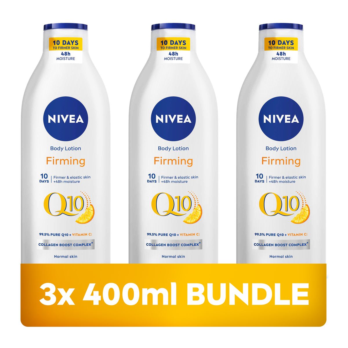 NIVEA Q10 Firming Body Lotion with Vitamin C, 400ml, Pack of 3 | Shop ...