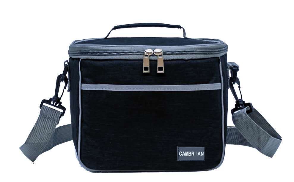 Cambrian - Lunch Bag with Shoulder Strap - LC520 Black 6L | Shop Today ...