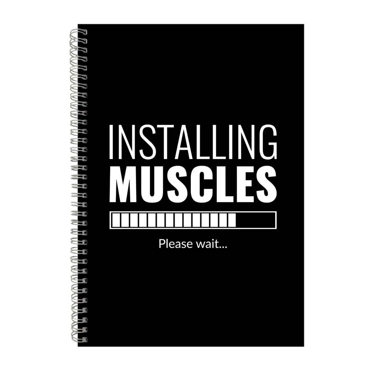Intalling Muscles Notebook Fitness Gift Idea A4 Notepad 128 | Shop ...