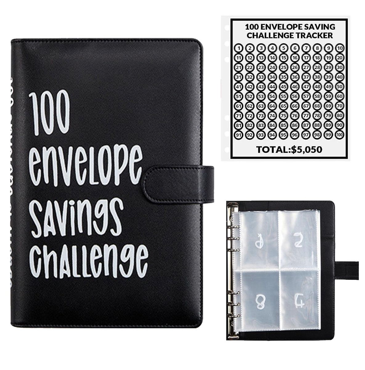 100 A5 Envelope Money Saving Challenge Binder Savings Challenge | Shop Today. Get it Tomorrow ...