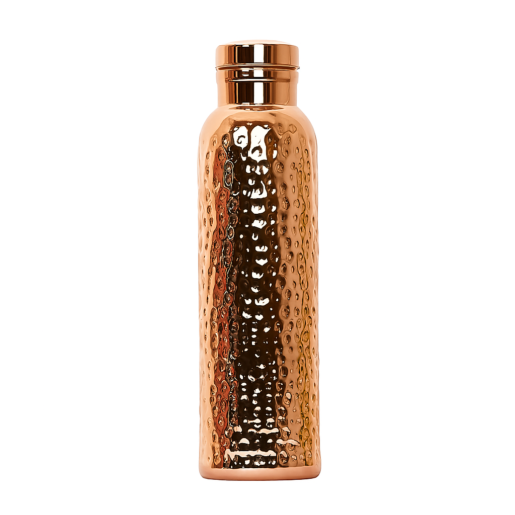 Kitchen Kult Insulated Dimpled Copper-Coloured Stainless Steel Bottle ...