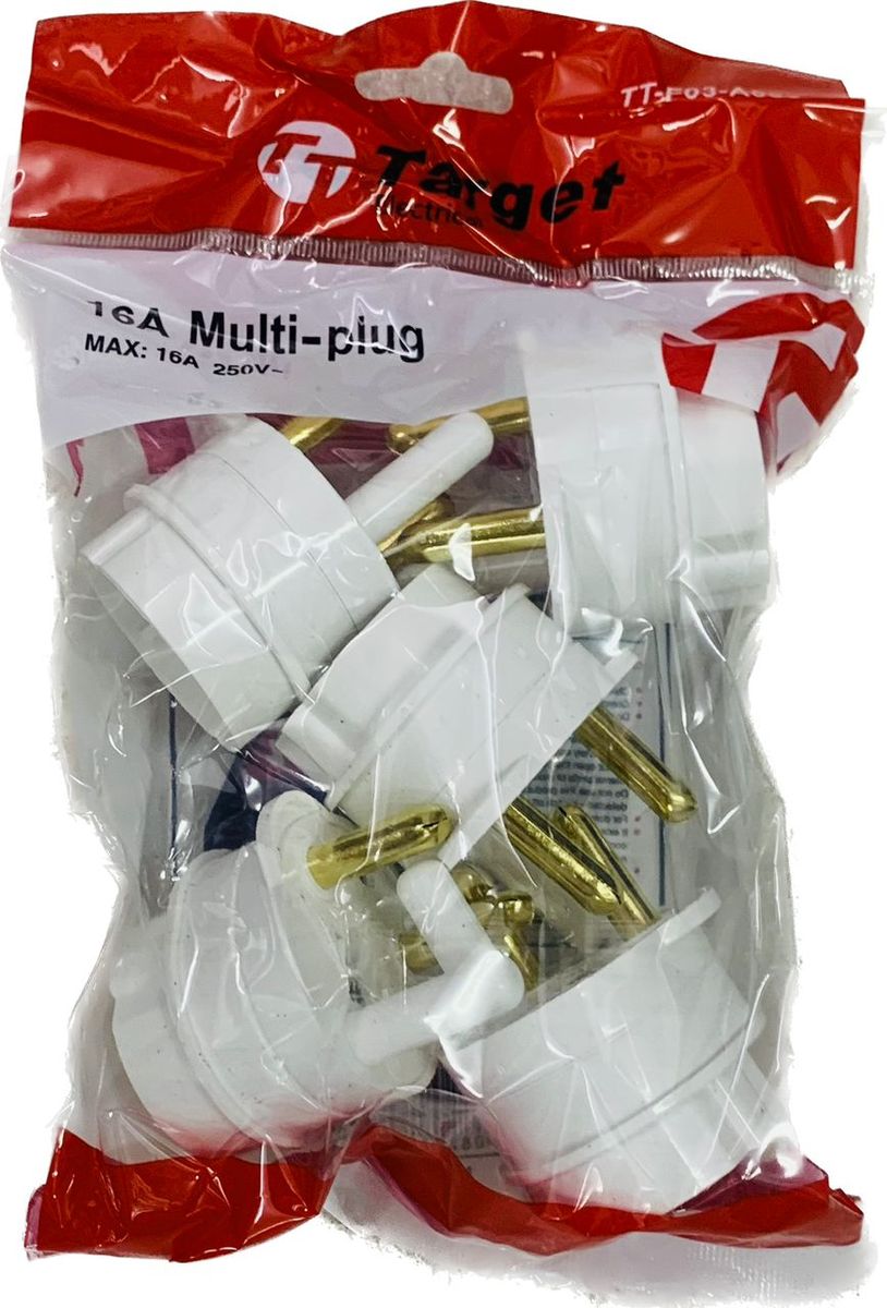 1 Pack 250V Classic Target 16A Multi-Plug | Shop Today. Get it Tomorrow ...
