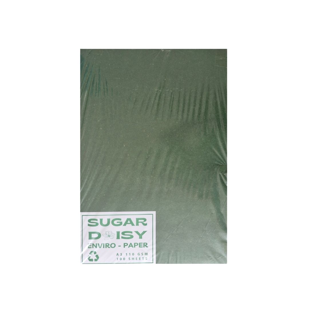 Sugar Daisy Enviro Paper-Sugar Paper-A3-110gsm-100sheets-Green | Shop ...