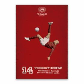 Thierry Henry 14 Forward Poster - A1 | Shop Today. Get it Tomorrow ...