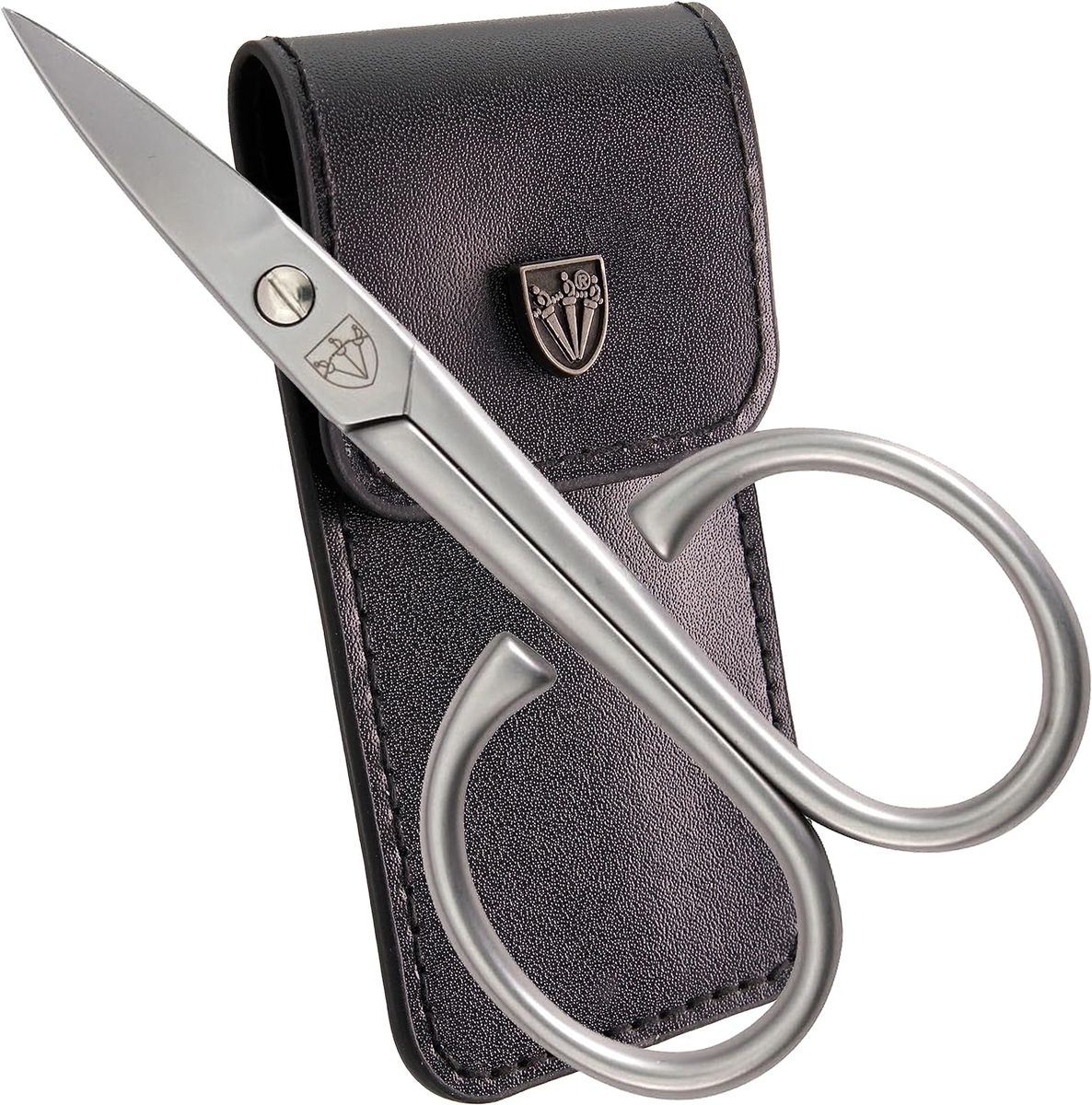 3 Swords 2-in-1 Nail & Cuticle Scissors: Premium Hand-Sharpened INOX ...