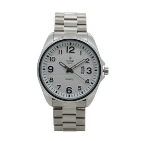 Initial Gents Metal Strap Watch With Date WK312 | Shop Today. Get it ...