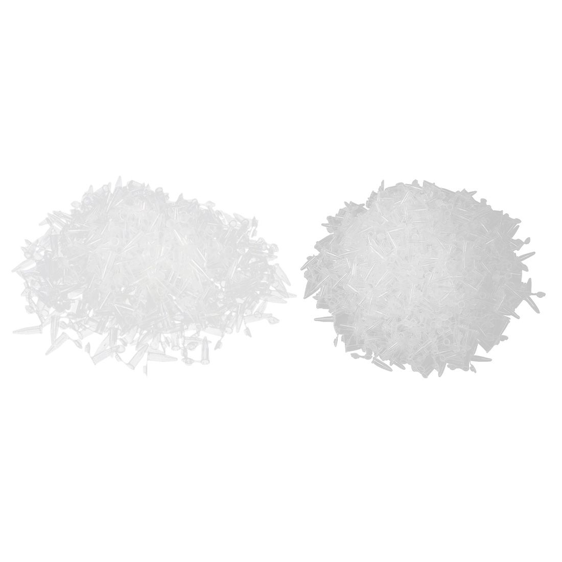1000 Pcs Laboratory Clear White Plastic Centrifuge Tube 0 5Ml | Shop ...
