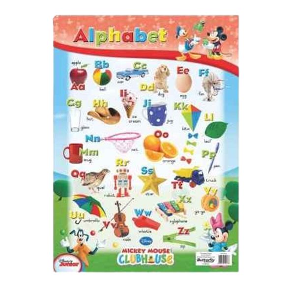 Butterfly Disney Junior Wallchart - Abc x 10 | Shop Today. Get it ...