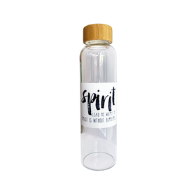Inspired Hydration - 'Spirit Lead Me' Glass Water Bottle - 500ml BPA ...
