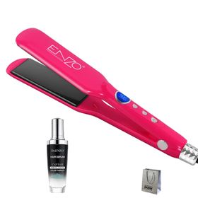 Enzo Titanium Tourmaline Hair Straightener & Caviar Colour Therapy ...