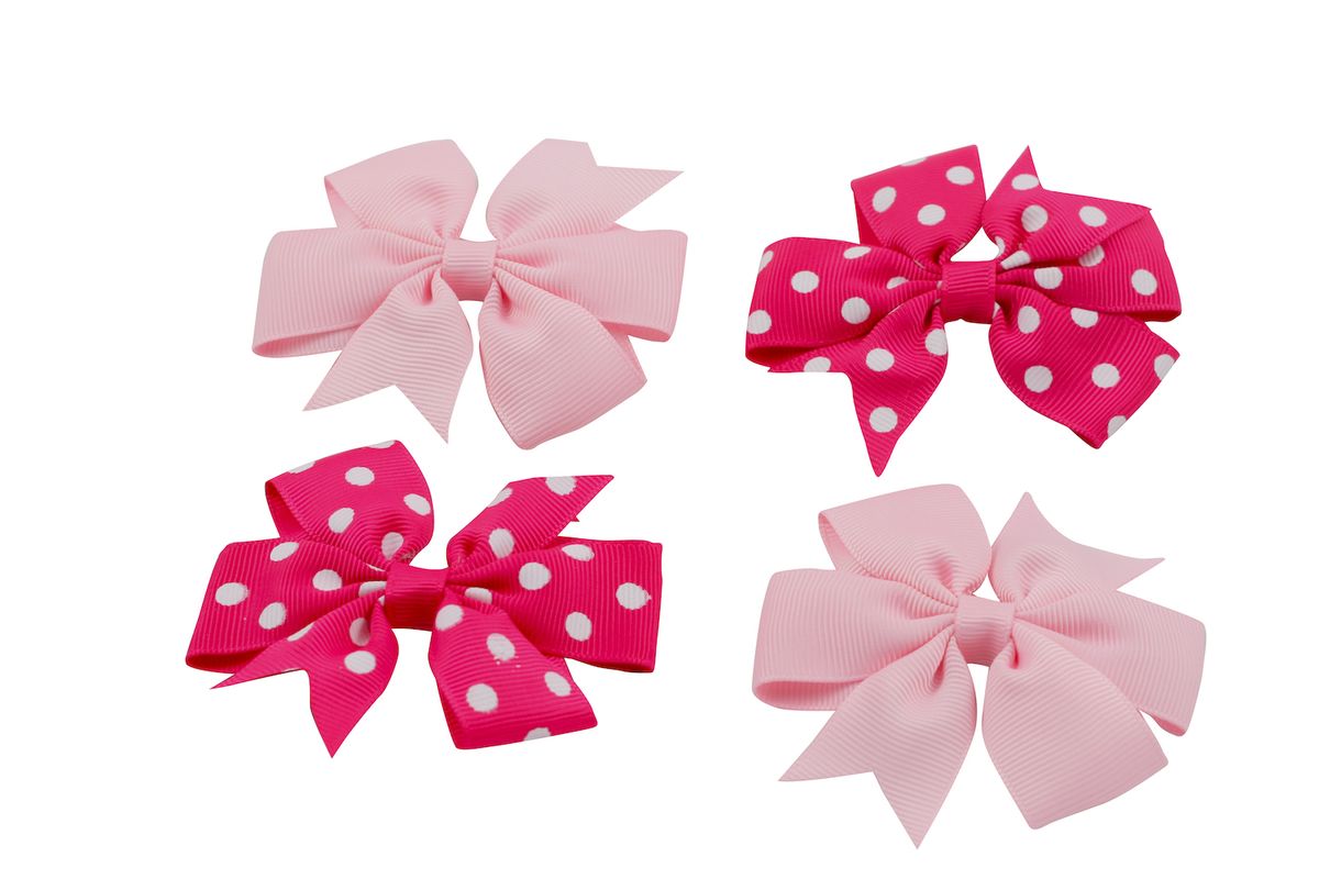 Set of 4 Bow Hair Clips | Shop Today. Get it Tomorrow! | takealot.com