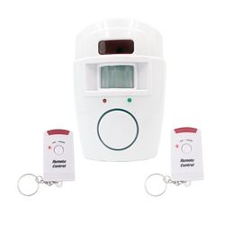 Intruder Alarm 110 Degree 105dB Standalone PIR Motion Detector Alarm ...