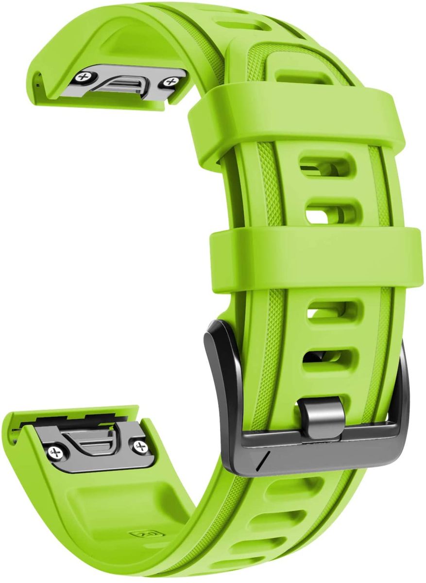 Silicone Band for Garmin Fenix 6s (20mm) - Lime | Shop Today. Get it ...