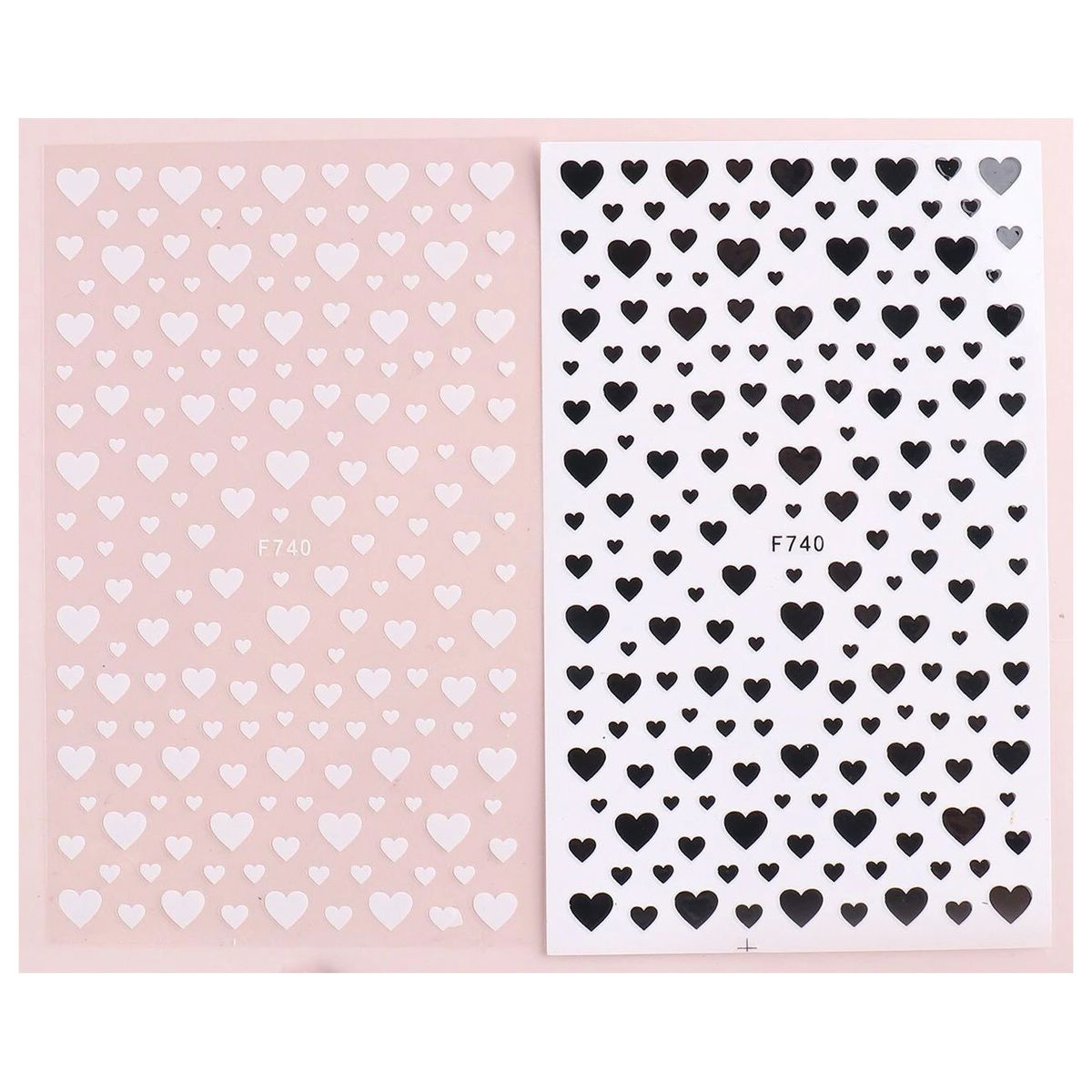 Heart Pattern Nail Art Sticker 2 Sheets | Shop Today. Get it Tomorrow ...