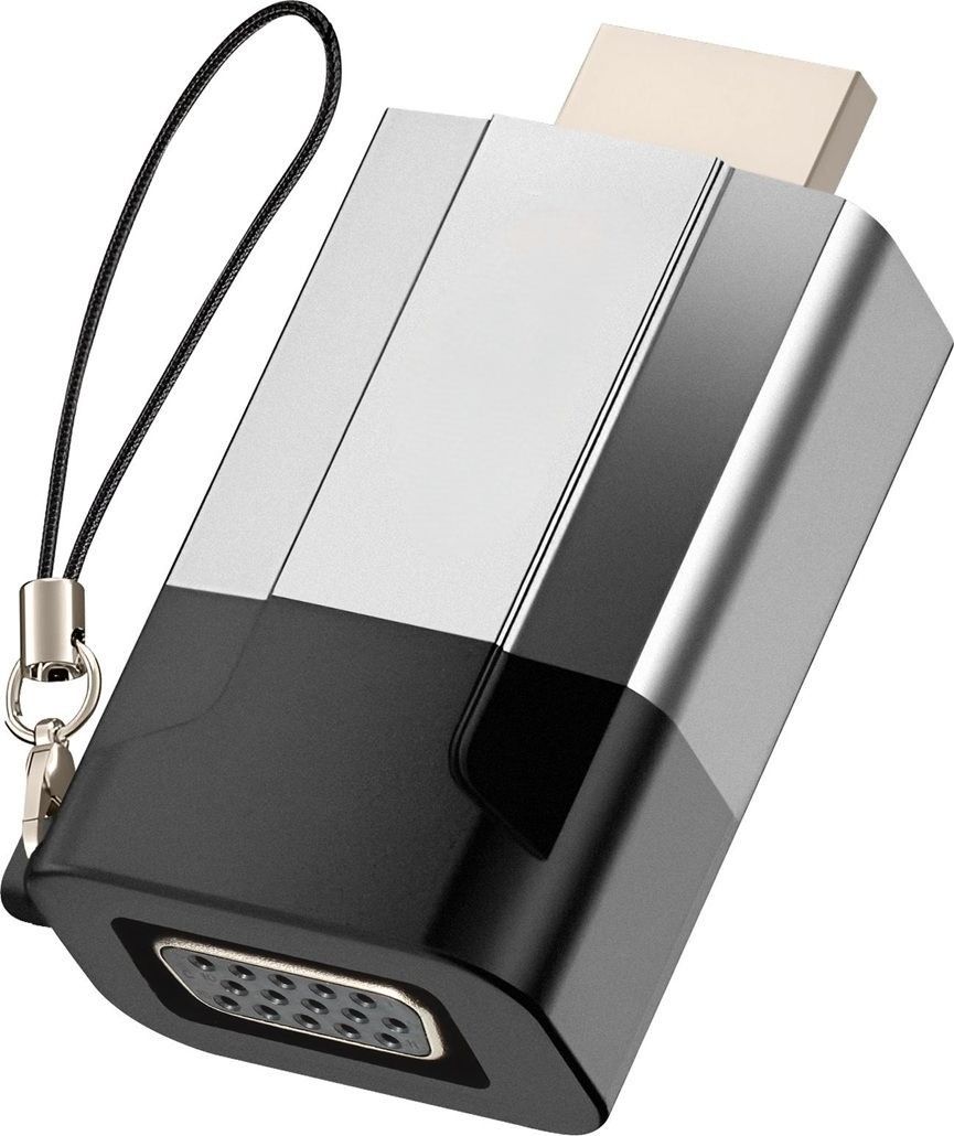 HDMI-VGA Converter-Aluminum Adapter For Monitors & Projectors & Laptop ...