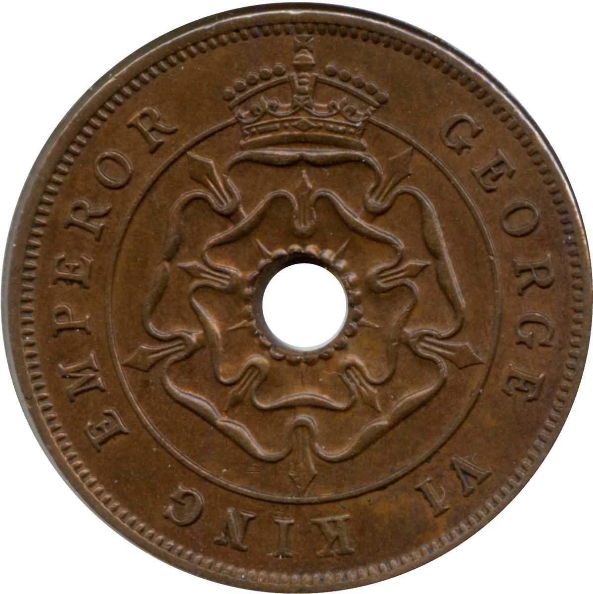 1944 Southern Rhodesia 1 Penny King George VI | Shop Today. Get it ...