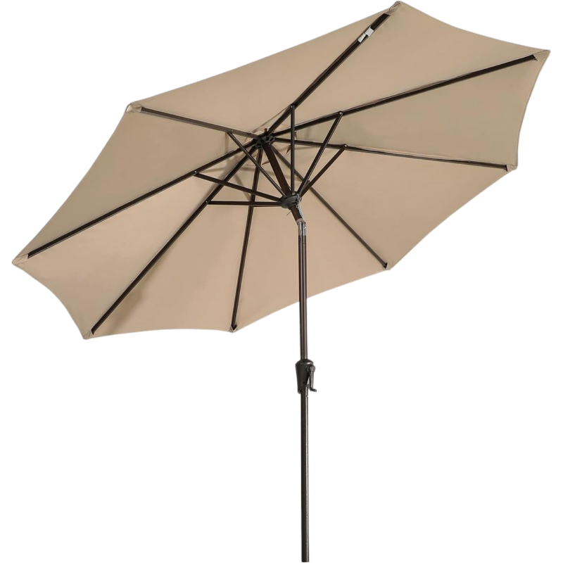 Outdoor Table Umbrella with Push Button Tilt and Crank | Shop Today ...
