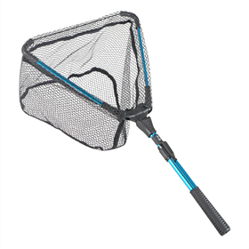 75-90Cm Folding Fishing Brail Net Telescopic Fishing Landing Net Blue ...