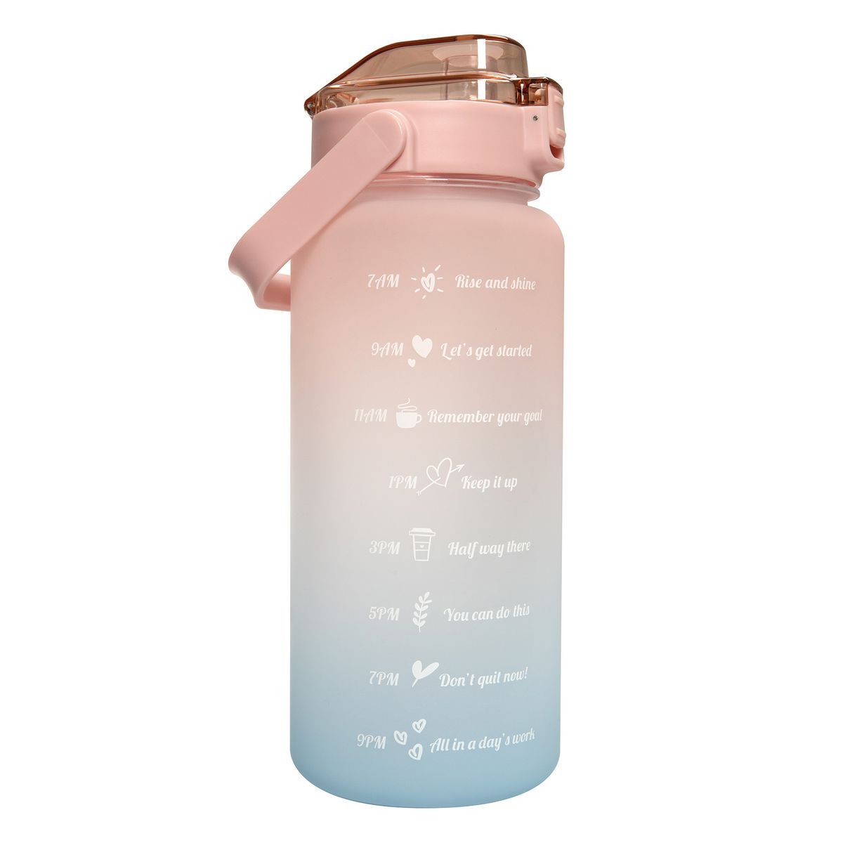 Portable & Lightweight Water Bottle with Motivational Time Markers | Shop Today. Get it Tomorrow ...