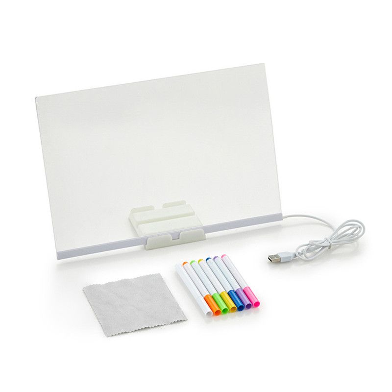 DIY Handwriting doodles/notes Acrylic Luminescent Lamp | Shop Today ...