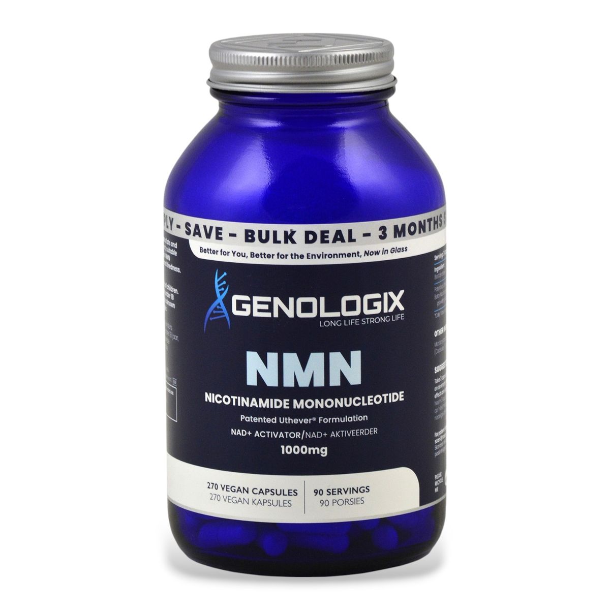 Genologix - NMN 1000mg Bulk (90 Servings x 270 Capsules) | Shop Today ...
