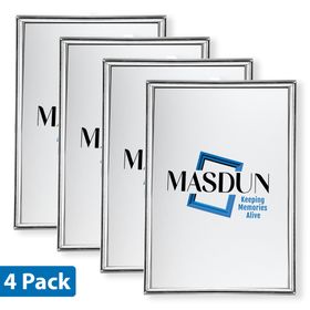 Masdun Silver Plated Picture Frames - Portrait - 120S01 - 4 Pack | Shop Today. Get it Tomorrow ...