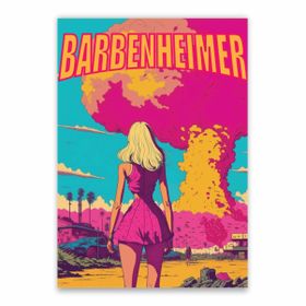 Barbenheimer Explosion Poster - A1 | Shop Today. Get it Tomorrow ...