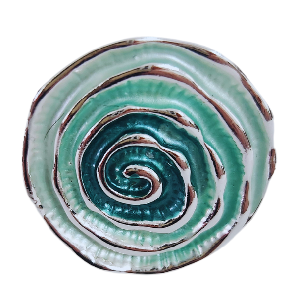 Green Magic Single Coil Spiral Ring | Shop Today. Get it Tomorrow ...