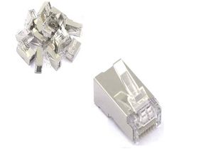 Metal Jack Ethernet Cables - RJ45CAT6 Pass Through Connector (Pack of ...