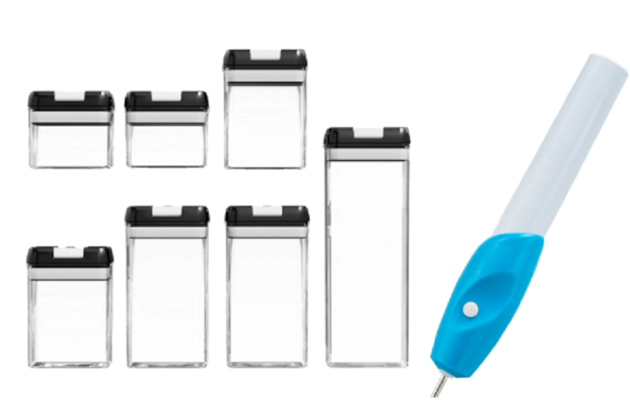 7 Pieces Air-Tight Sealed Food Storage Container Set + Free Engraving ...