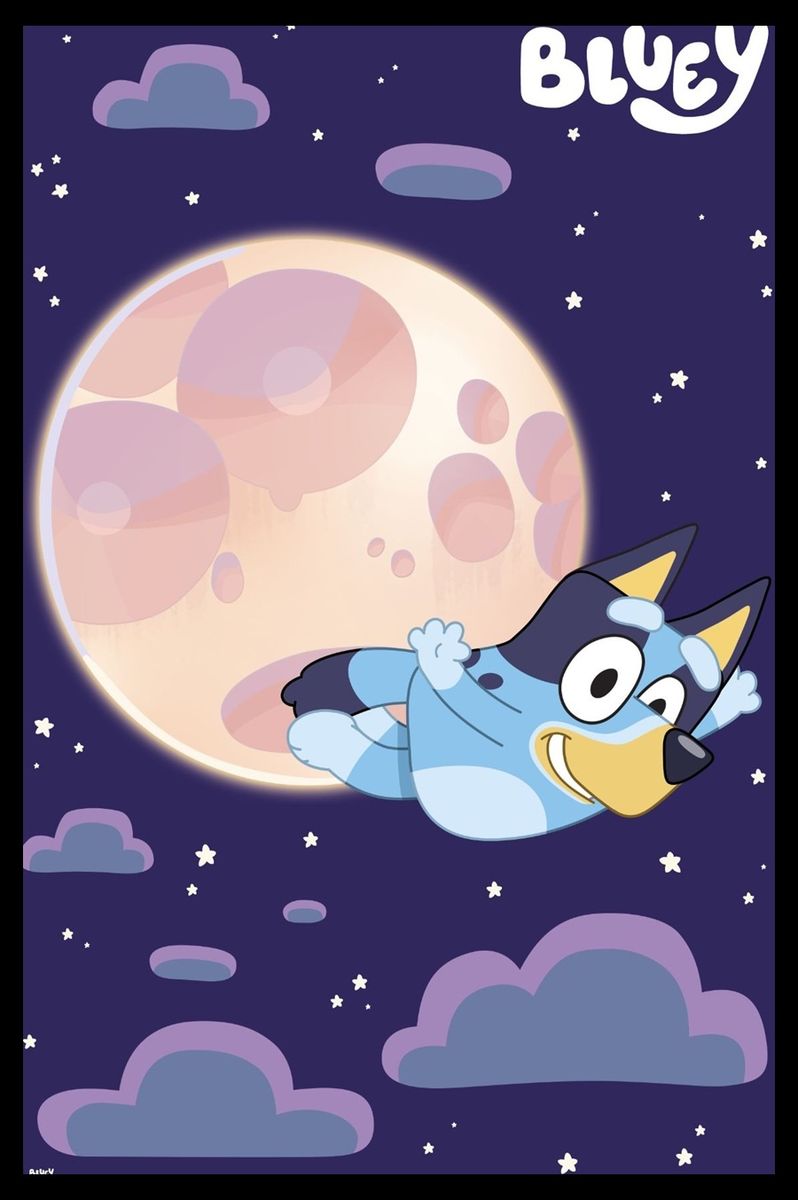 Bluey - Fruit Bat Poster with Black Frame | Shop Today. Get it Tomorrow ...
