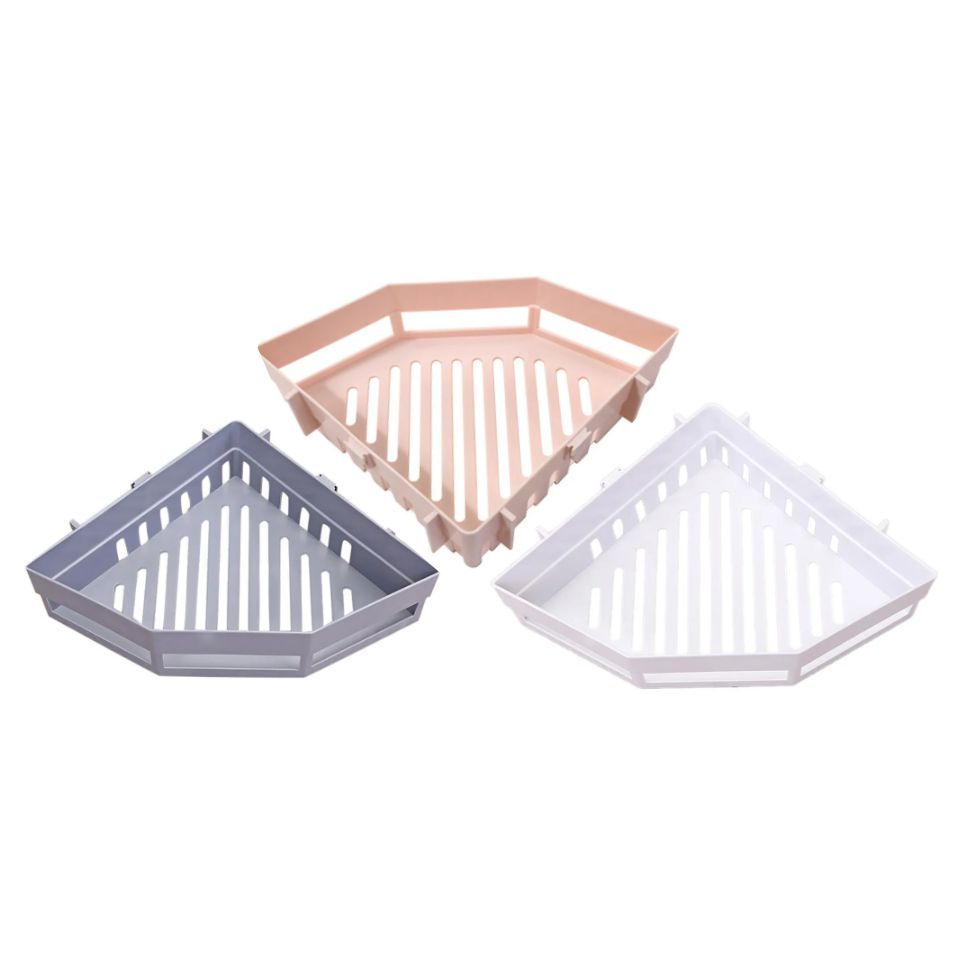 Triangular Bathroom Corner Bath Rack Storage Holder Pack of 3 | Shop ...