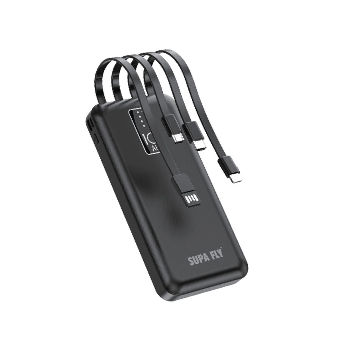 Power Bank with Lightning Type-C & Micro USB Cables | 10000mAh| Supa ...