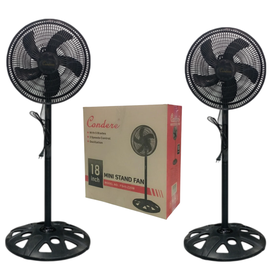 2 Piece Swivel Mini Stand Fan 18 inch /45cm Floor Standing Pedestal ...