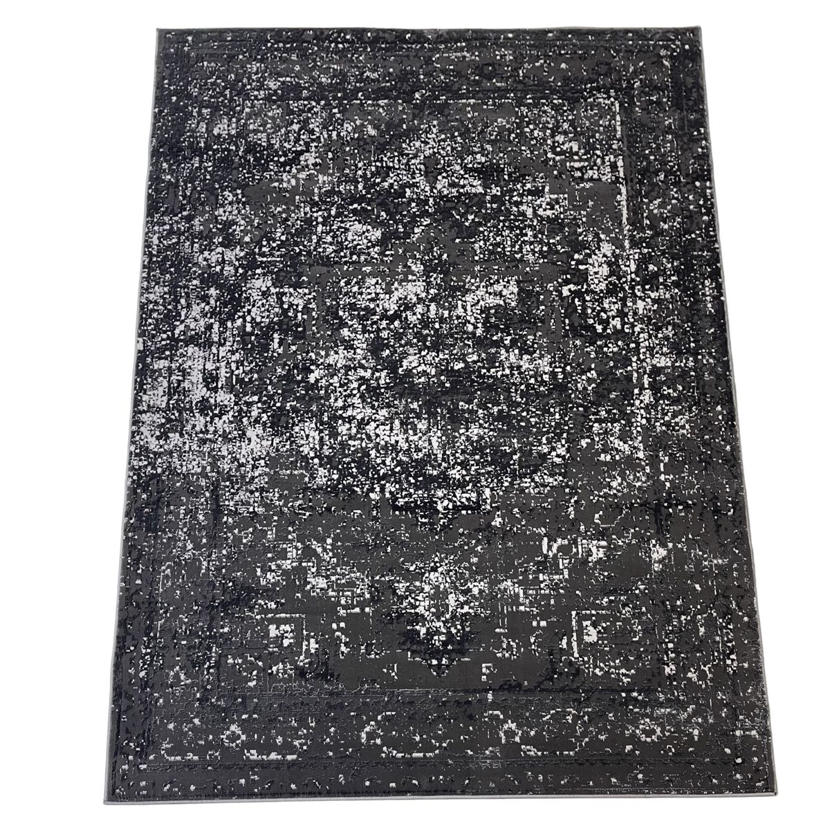 Classic Modern Black Grey Rug - 230 x 160 cm | Shop Today. Get it ...