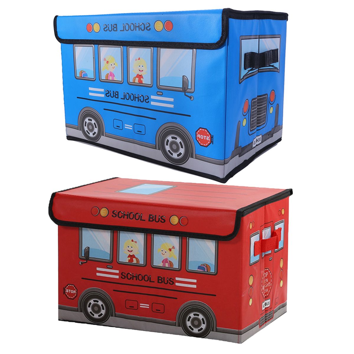 Storage Box-2 Pcs Prize Box for Classroom,Foldable Chest Storage Box ...