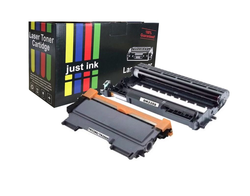 Compatible Brother DR-2255 / TN-2280 / TN-2060 Toner & Drum Unit Set ...