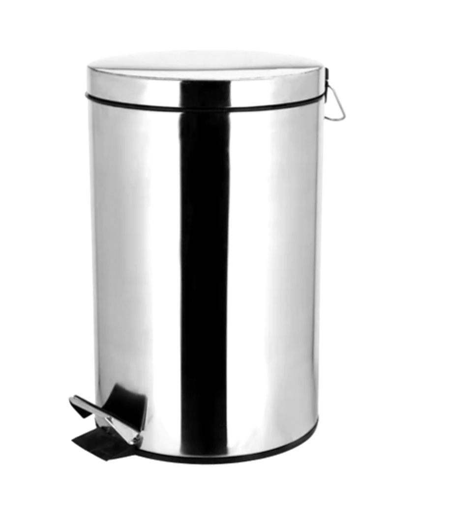 Dustbin /Pedal Bin 5L Plain Stainless Steel - Home Essentials | Shop ...